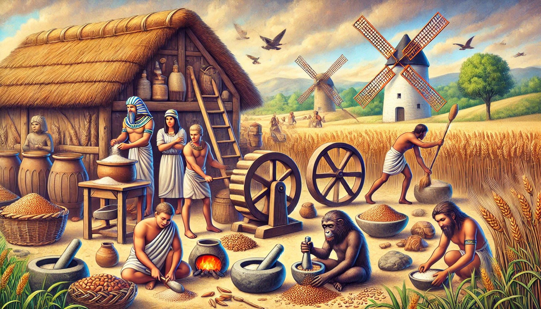 Who invented flour? The history of flour and semolina flour